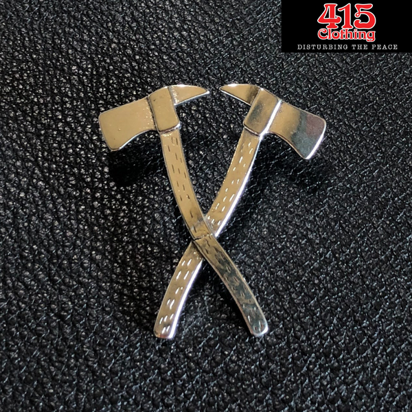 Double Cross Axe Pin - 415 Clothing, Inc.