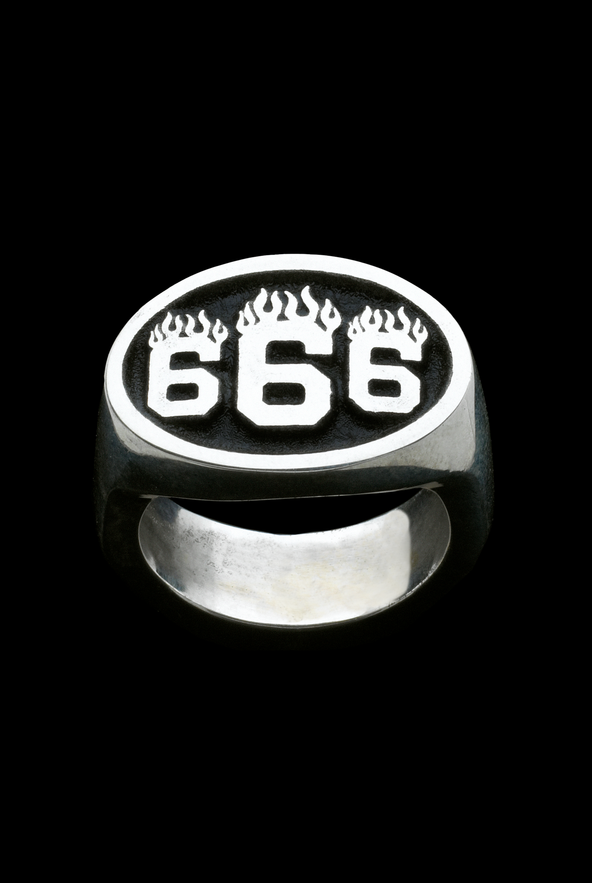 666 Sterling Silver Ring - 415 Clothing, Inc.