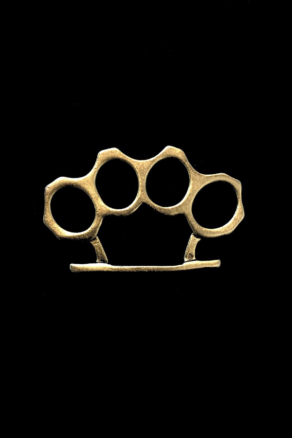 Brass Knuckle Pin - 415 Clothing, Inc.