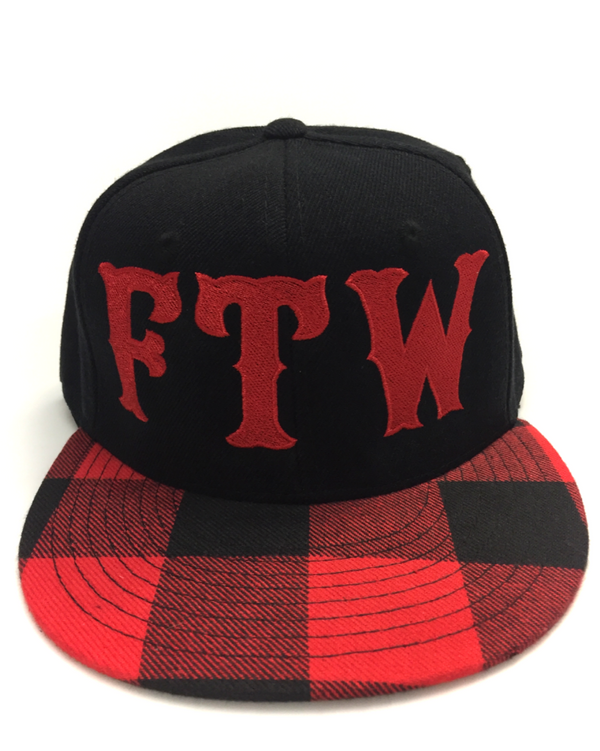 FTW Plaid Snapback Hat - 415 Clothing, Inc.