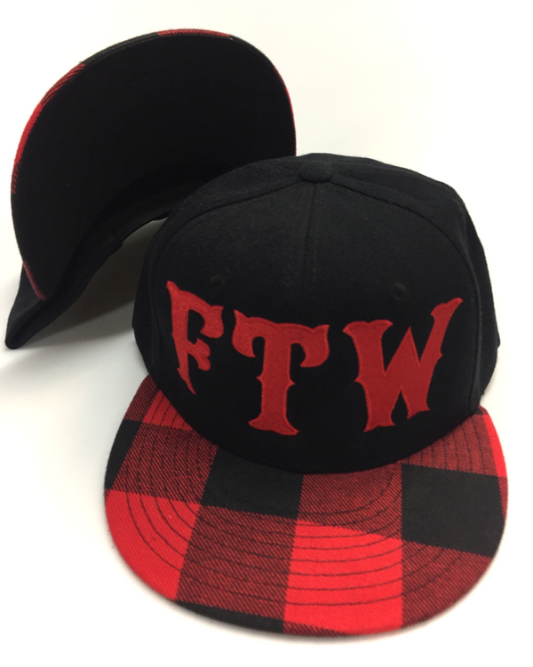 FTW Plaid Snapback Hat - 415 Clothing, Inc.