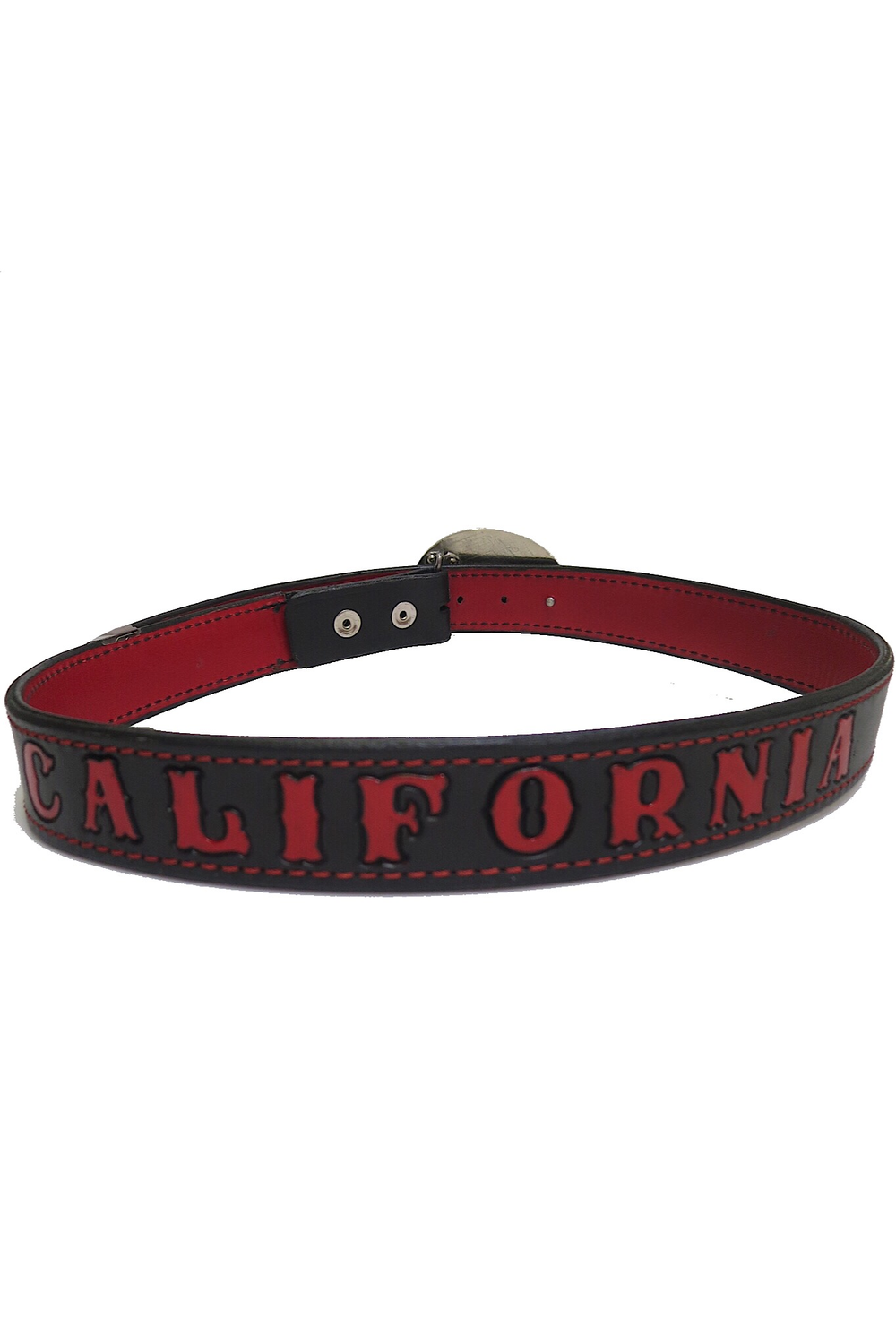 California Filigree Leather Belt - 415 Clothing, Inc.